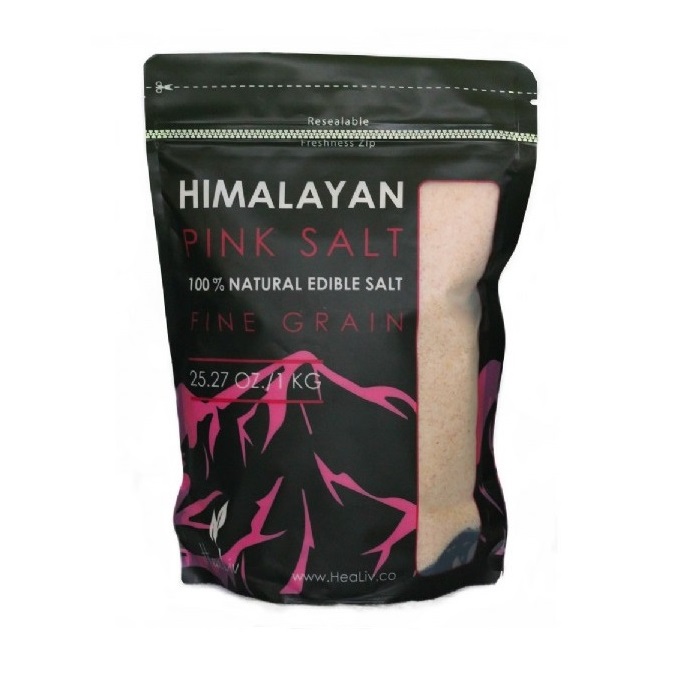 Edible Himalayan Fine Ground Salt 1 kg Zip-lock Bag - Deja Vu