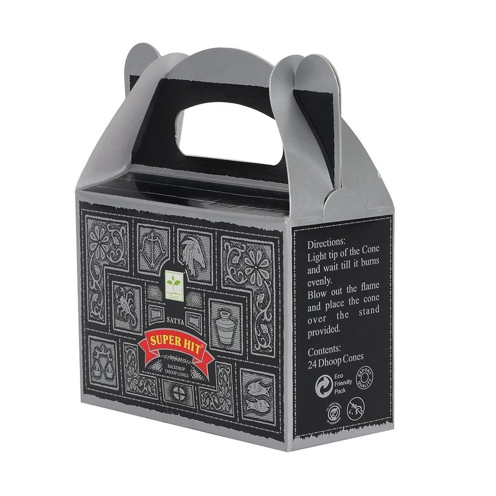 Satya Super Hit Backflow Incense Cones - Deja Vu Ltd