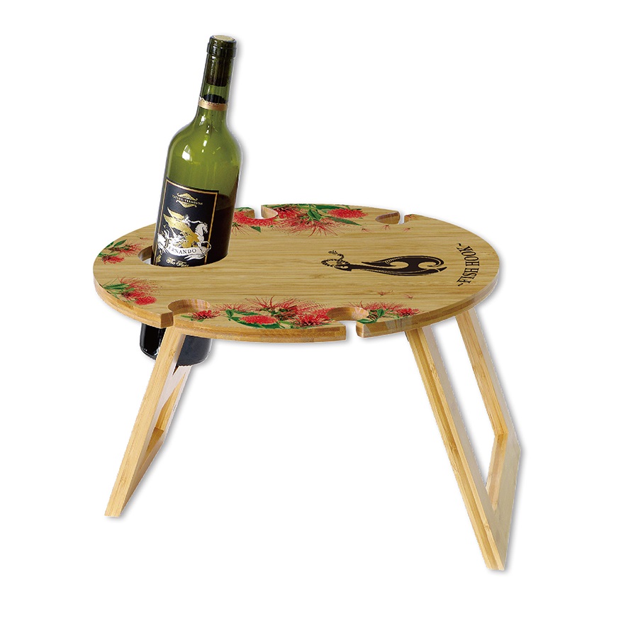 Bamboo Round Picnic Table – Fish Hook – 68% off - Deja Vu