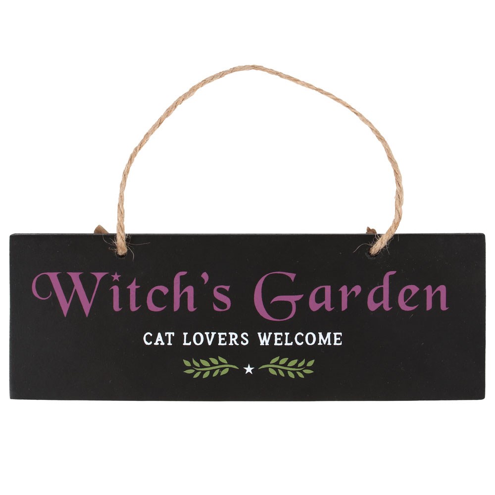 Hanging Sign Witch's Garden - Deja Vu