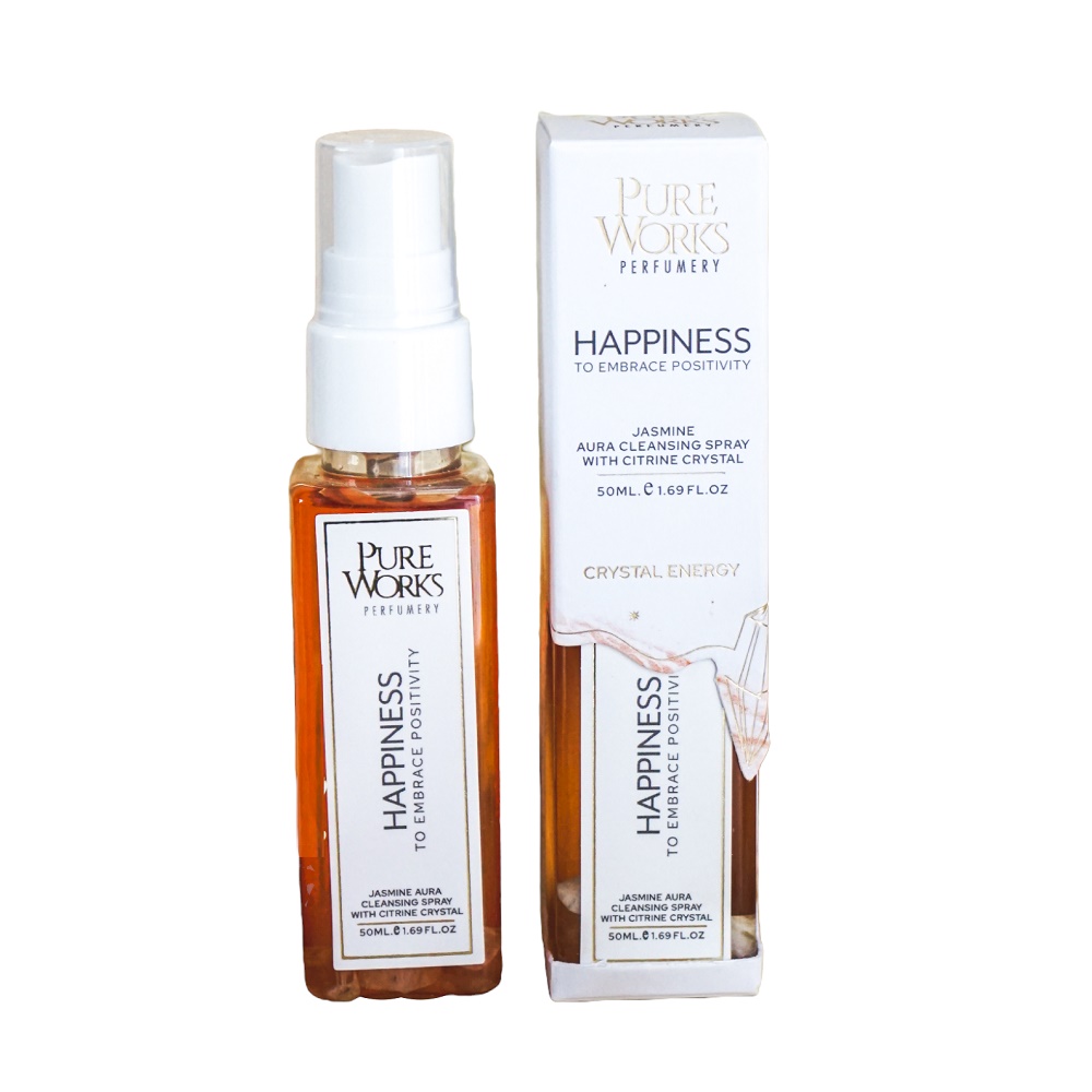 Aura Energy Cleansing Spray 50ml Happiness Jasmine with Citrine - Deja ...