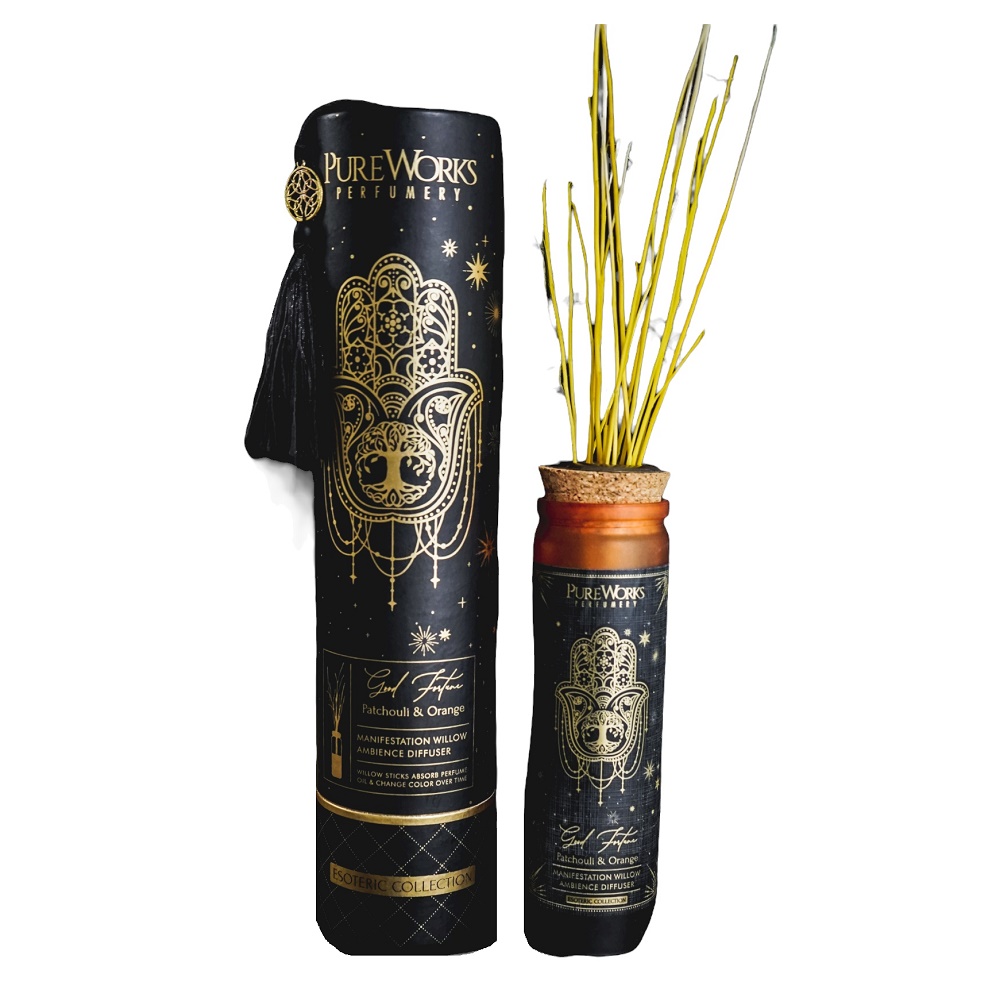 Manifestation Willow Diffuser Good Fortune Patchouli & Orange - Deja Vu Ltd